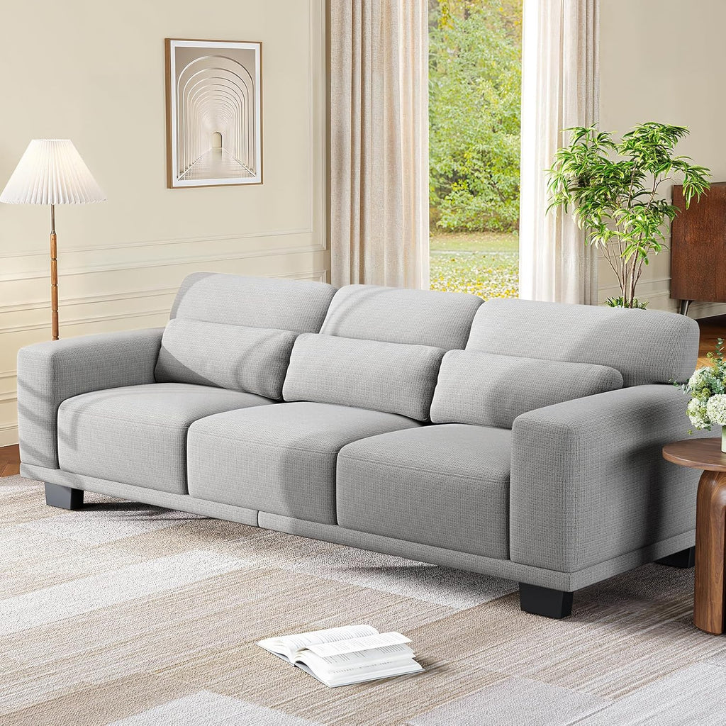 Amada Homefurnishing 89" Sofa, 3 Seater Couch Sofa for Living Room, Mo ...