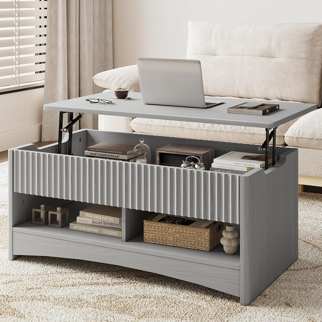 Amada Lift Top Coffee Table, Grey – Amadahome